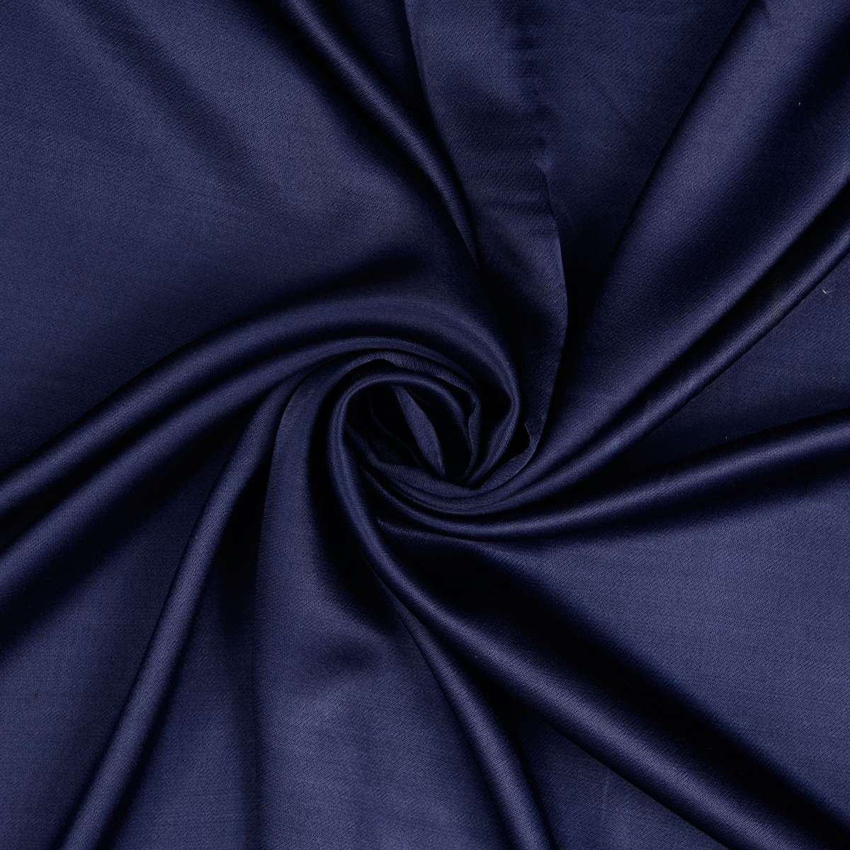 Viskose Satin uni, marine | Viskosestoffe | Stoffe A-Z | Stoffe Schulz